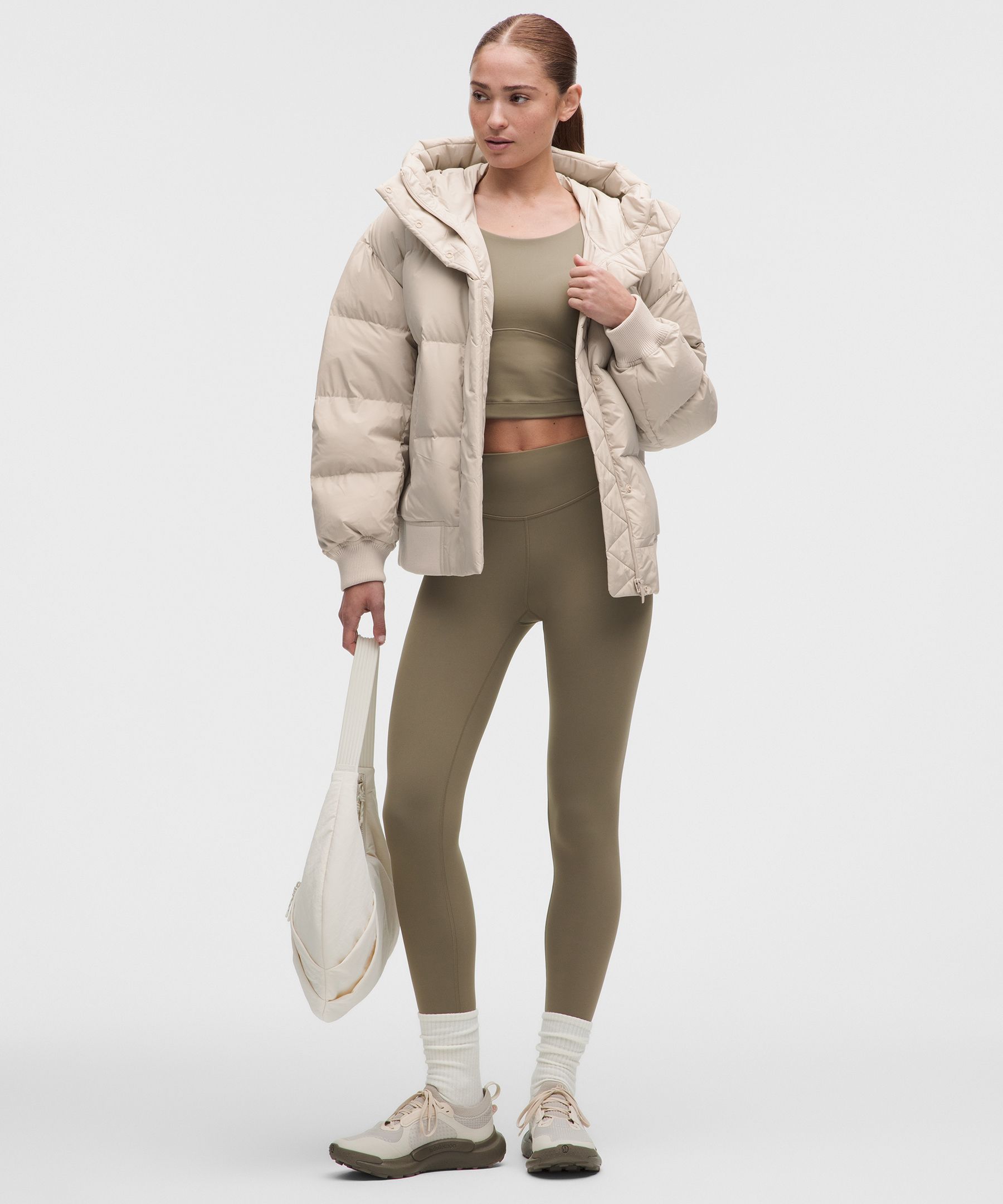 LULULEMON wunder puff bomber hoodie jacket